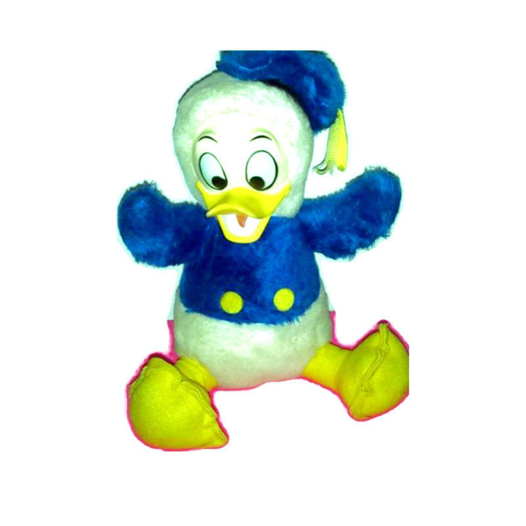 Vintage Rubber Face Donald Duck Plushie by Walt Disney Free - Etsy