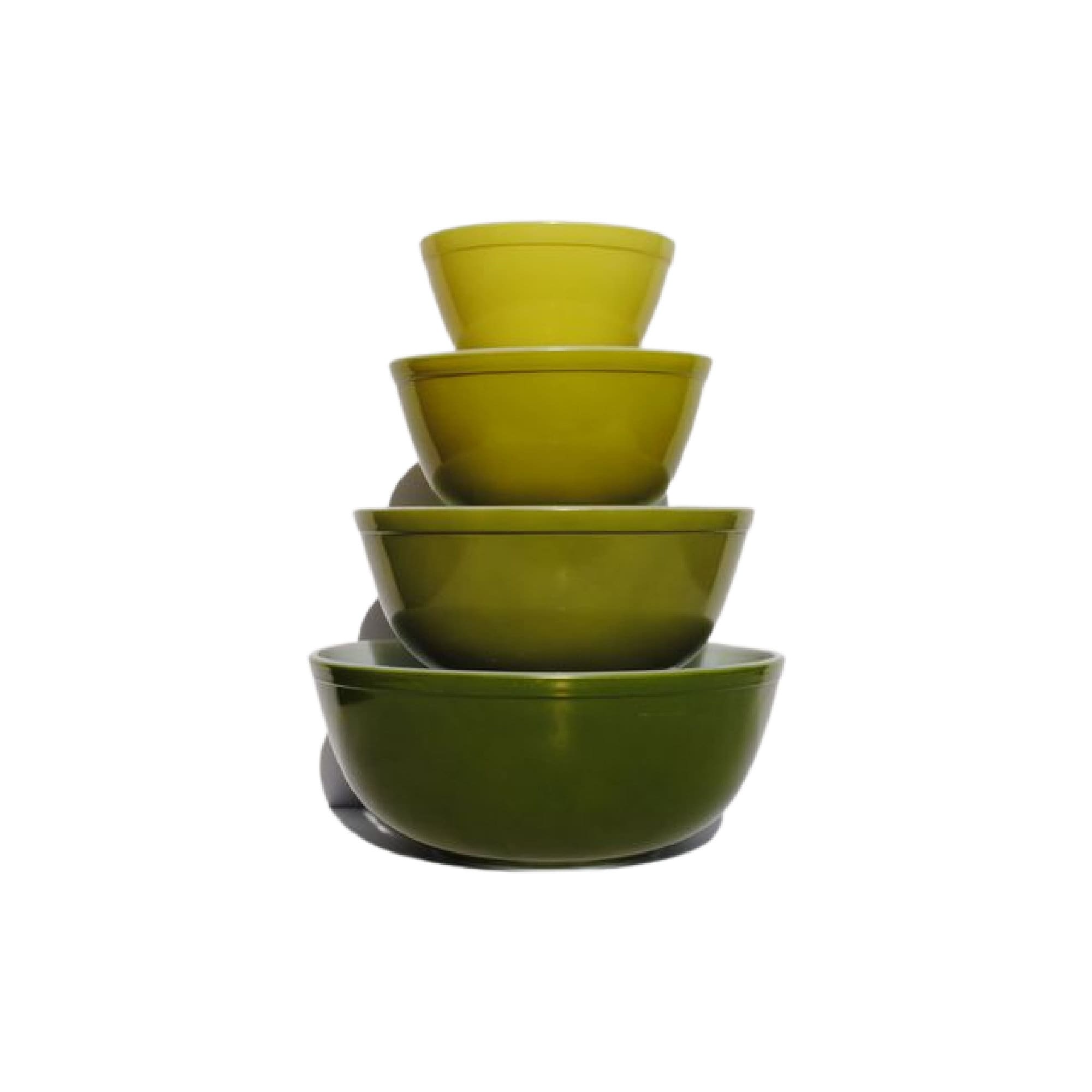 Green Pyrex Verde Mixing Bowl Set of 4 - Etsy