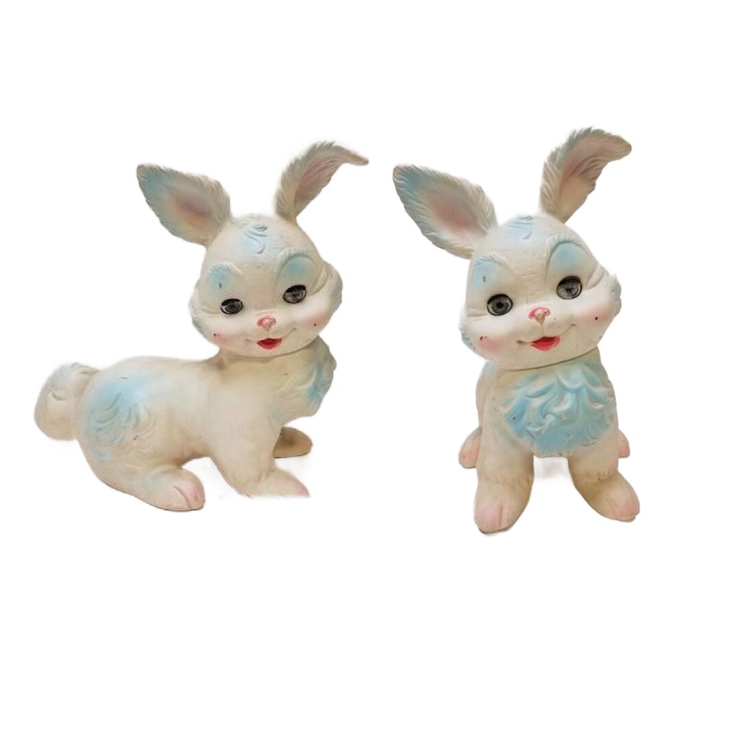 Vintage Edward Mobley Bunny Squeak Toy, Pinky Squeak, 1961, 1960s, Free ...