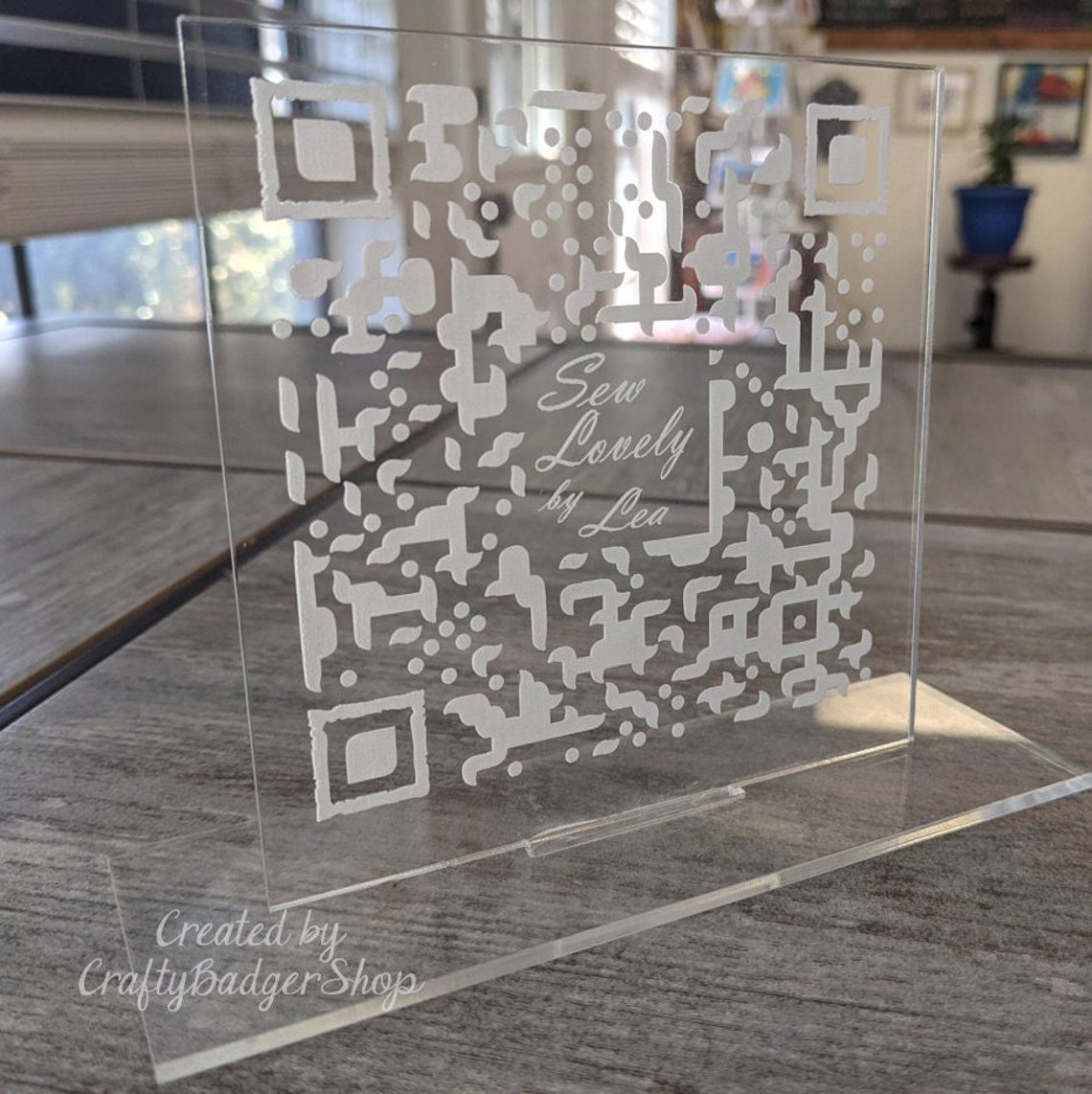 Custom QR Code Sign for Small Businesses - Etsy