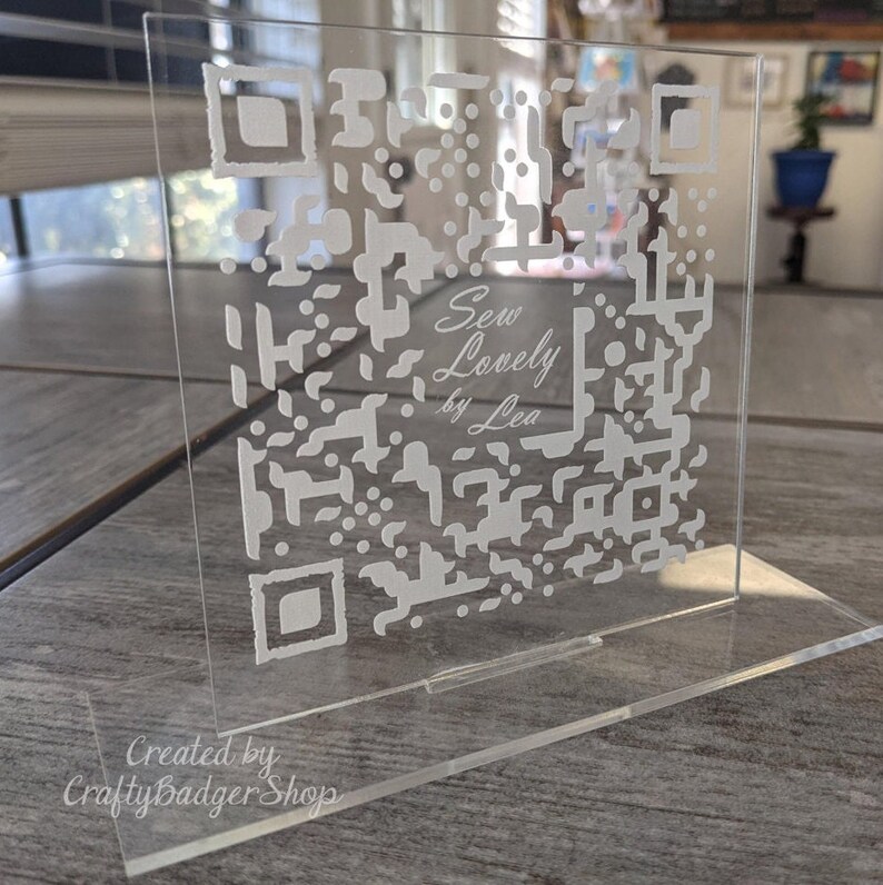Custom QR Code Sign for Small Businesses - Etsy
