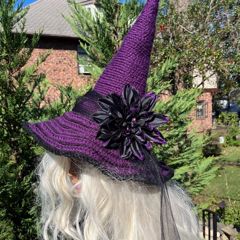 Witch Hat Purple - Etsy
