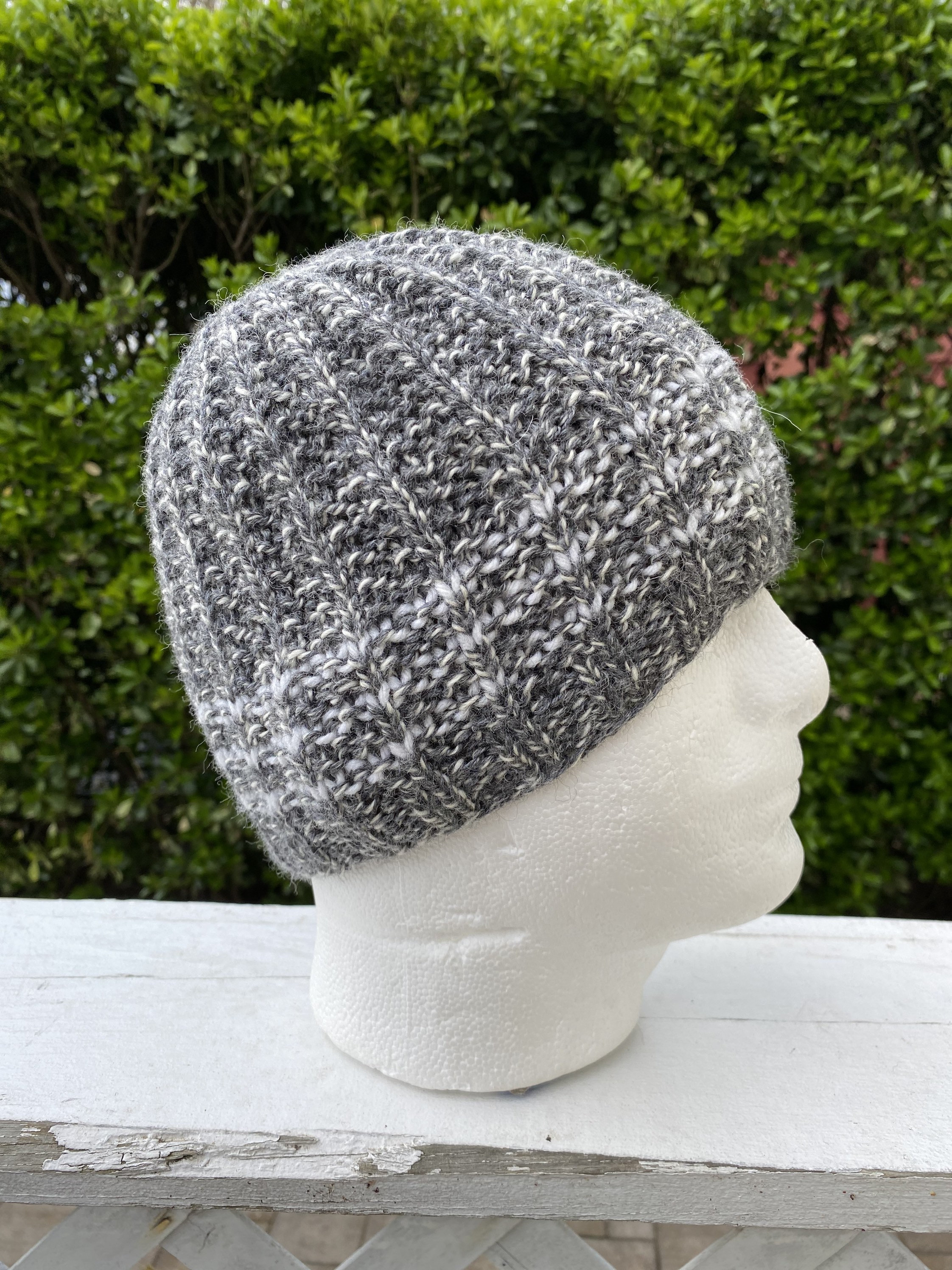 Gray Wool beanie Classic wool hat Gray knit hat Men wool - Etsy.de
