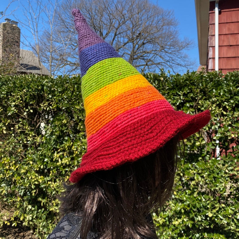 Rainbow Hat - Etsy