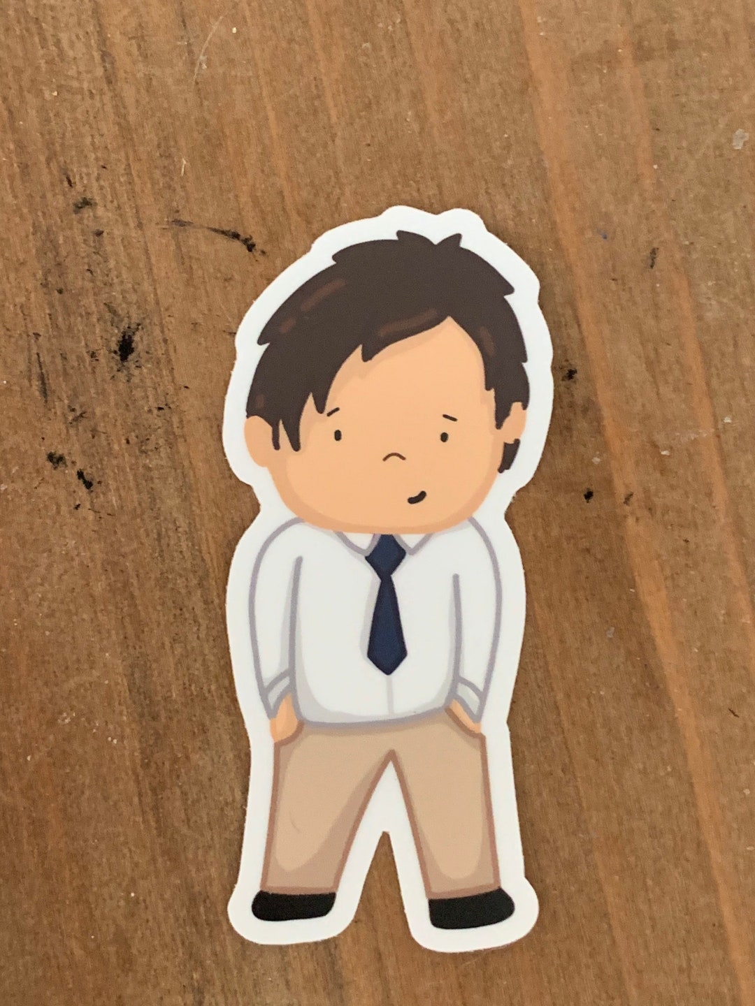 The Office Jim Halpert Sticker - the Office Matte Finish Die Cut ...