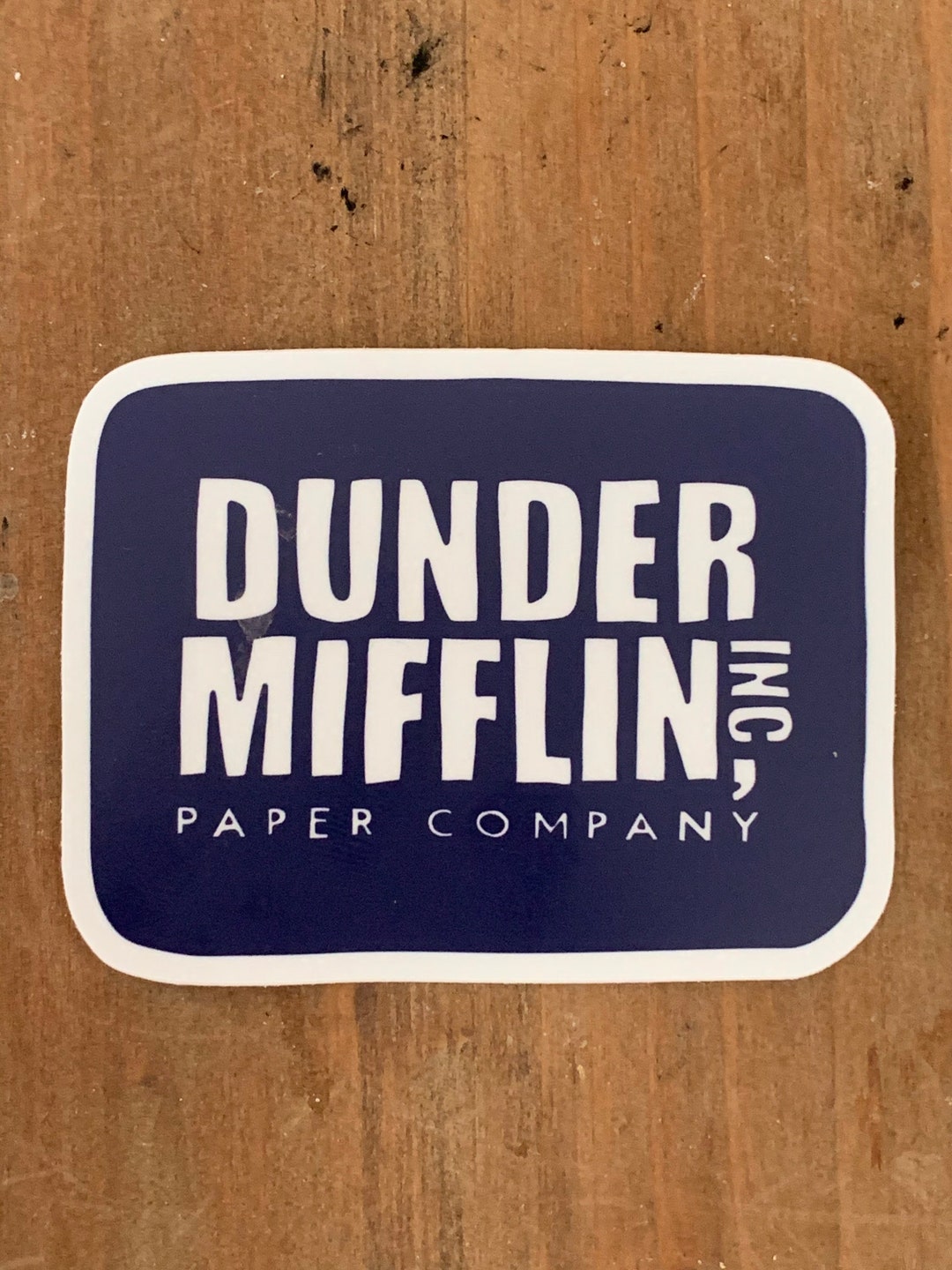 The Office Dunder Mifflin Sticker - the Office Matte Finish Die Cut ...