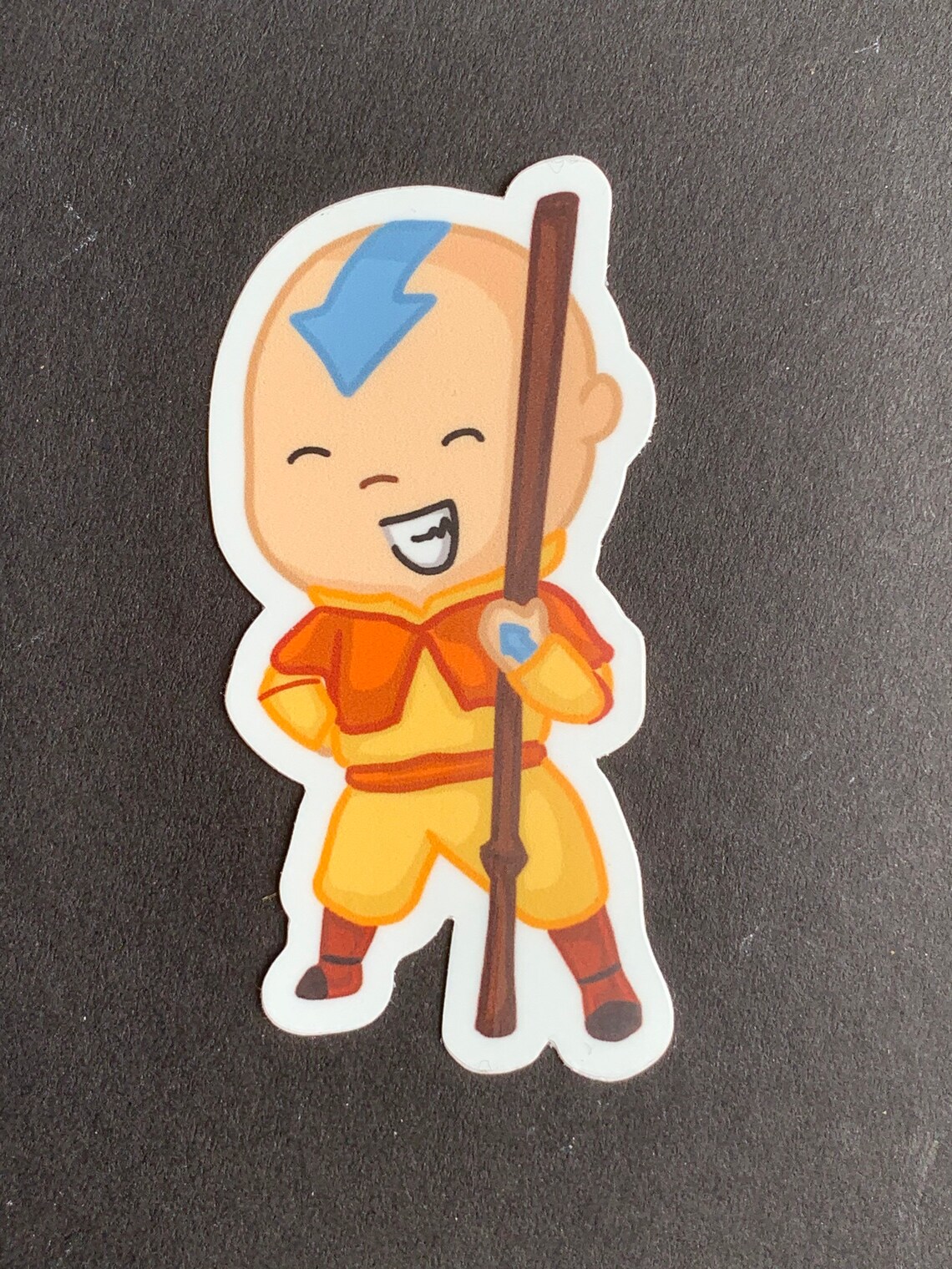 Avatar the Last Airbender Aang Sticker ATLA Matte Finish Die | Etsy