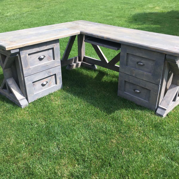 Corner Desk - Etsy