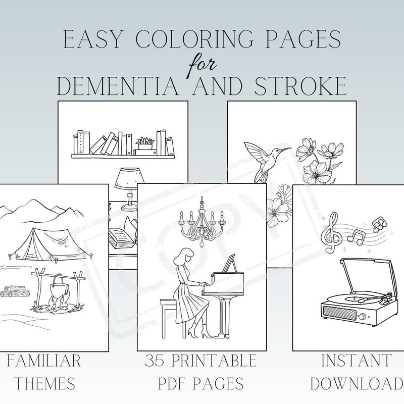 Stroke Coloring Book - Etsy