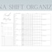 6 Patient Cna/pct/tech Report Sheet, Shift Organizer and Planner ...