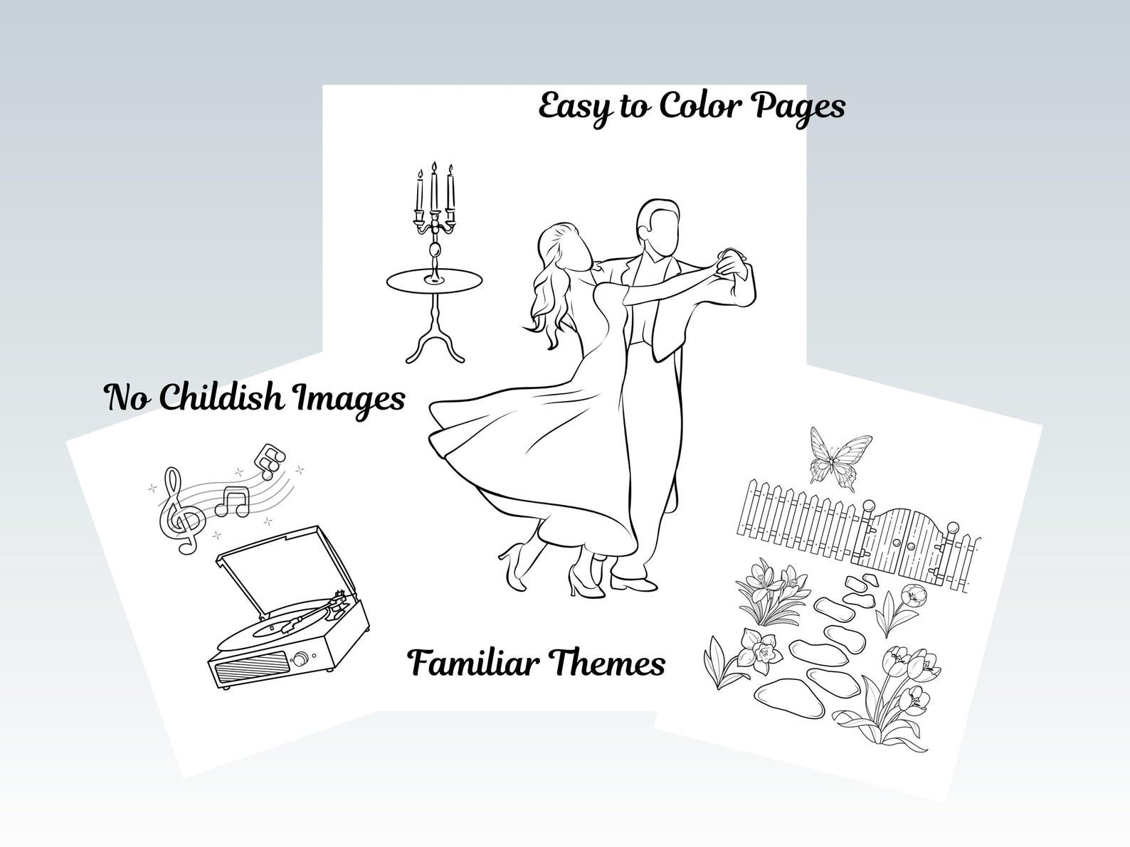 Coloring Pages for Dementia and Stroke - 35 Easy Simple Printable Pdfs ...