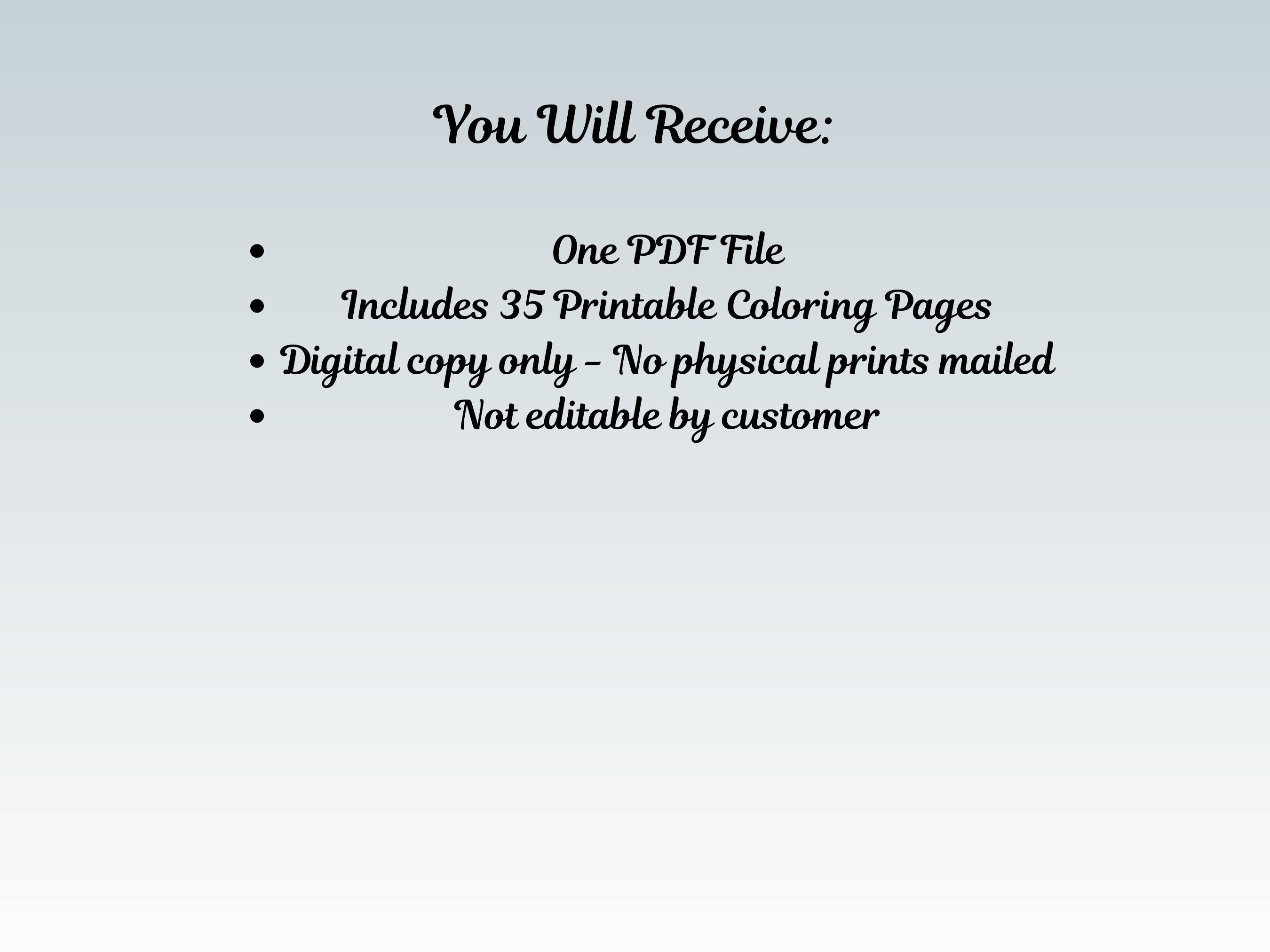 Coloring Pages for Dementia and Stroke - 35 Easy Simple Printable Pdfs ...