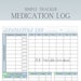 Medication Tracking Log Notes Planner Sheet: Nursing, Aide, Caretaker ...