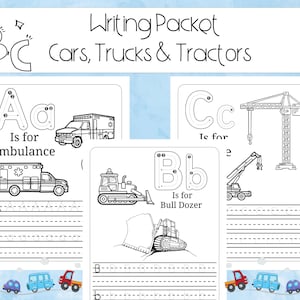 Handwriting Letter Practice Printable Worksheets | Instant Download ...