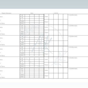 Cna/pct/tech Report Sheet, Shift Organizer and Planner | Nursing ...