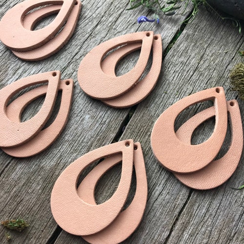 12 Pairs Earring Blanks Leather in Assorted Shapes and Colors - Etsy