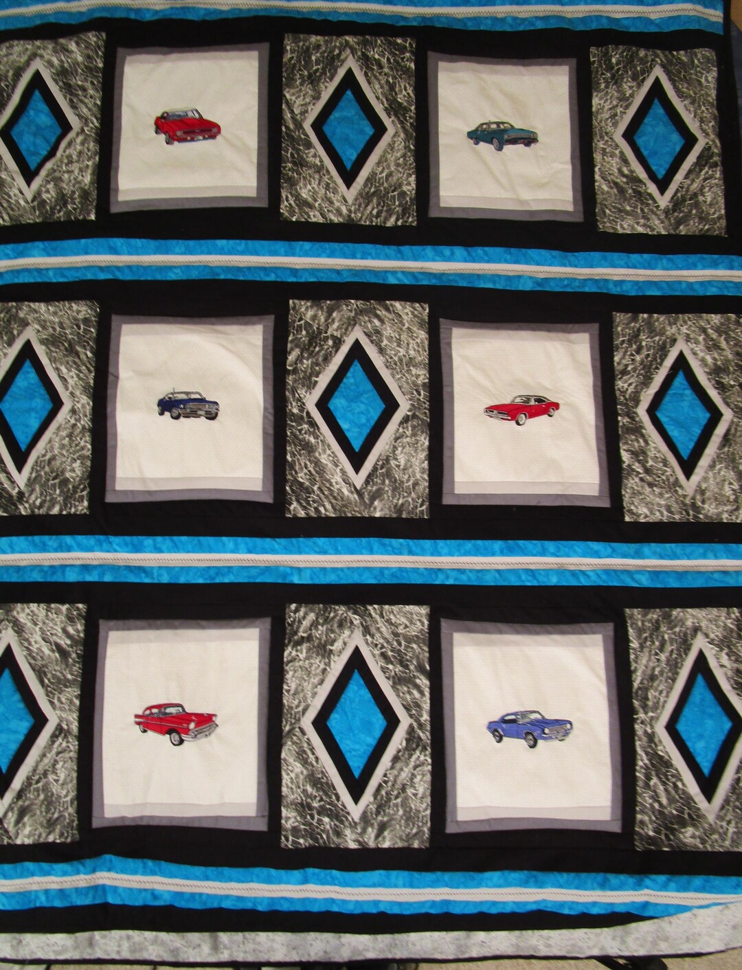 Classic Car Lap Quilt - Etsy