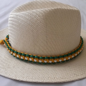 Hat Band, Paracord 550, Choice of Colours, Sizes & 3 Weaves, Custom ...