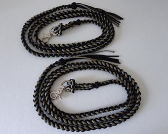 Custom Braided Paracord Split Reins - Etsy
