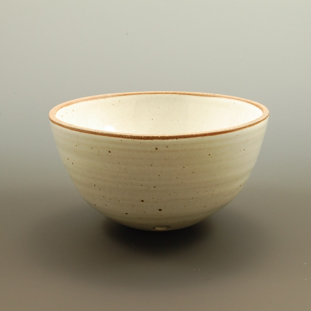 White Stoneware Bowl 5"/ Modern Rustic Stoneware / Reduction Fired - Etsy