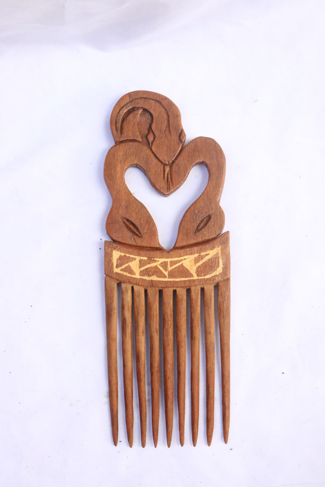 Snake Heart Comb - Etsy