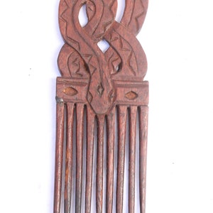 Snake African Pick Comb - Etsy