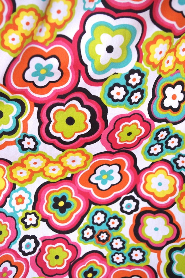 Flower Petal Dress, Flower Power Dress, Bright Flower Print, Multi ...