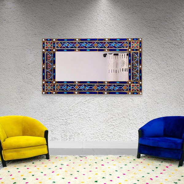 Hand Painted Mirror - Etsy