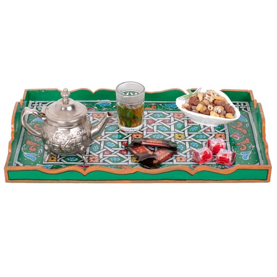 House Warming Party Decorations Green Breakfast Tray Tv Tray | Etsy