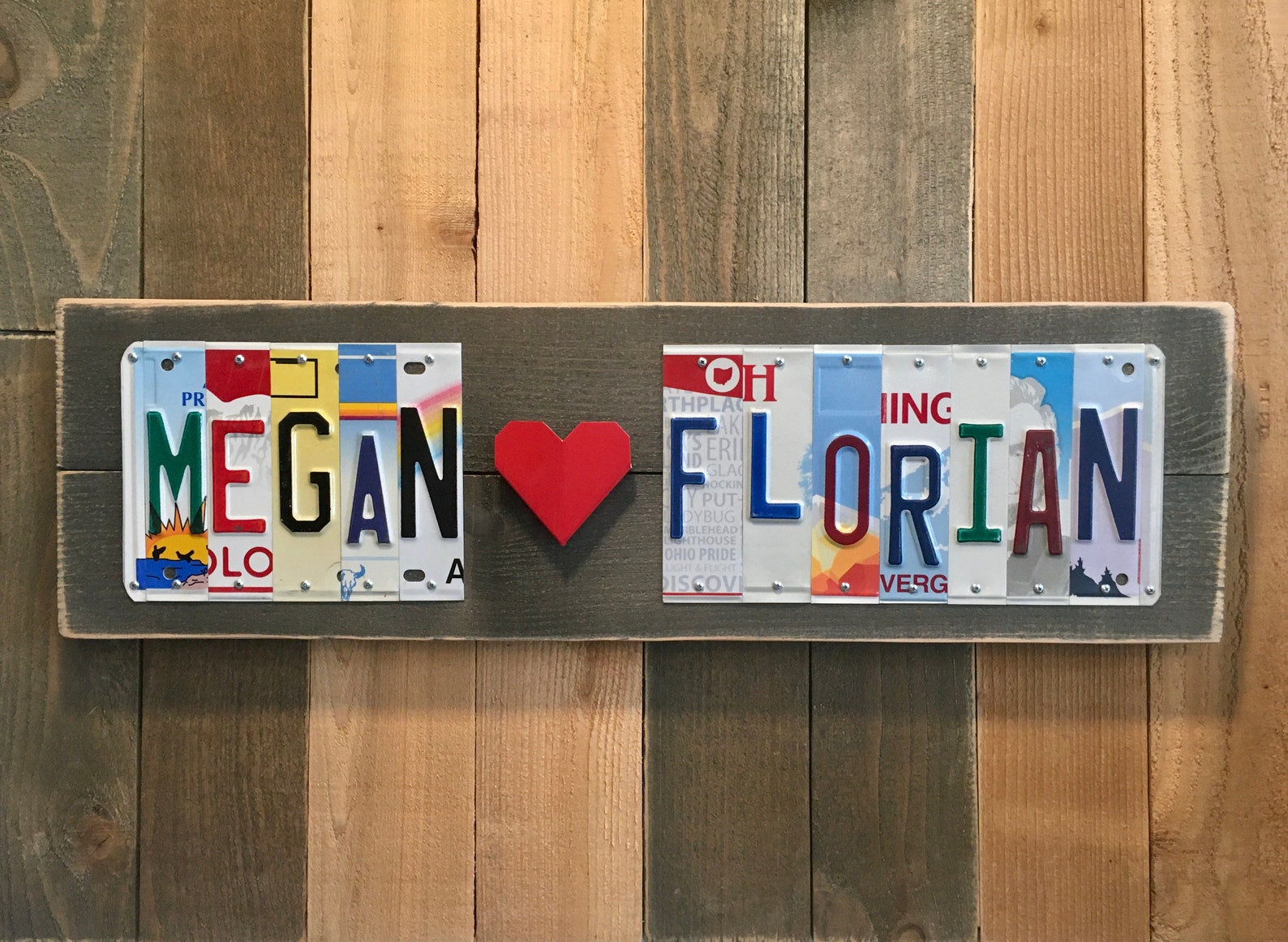 Custom Wedding Present / Personalized Wedding Gift / Couples Wedding ...