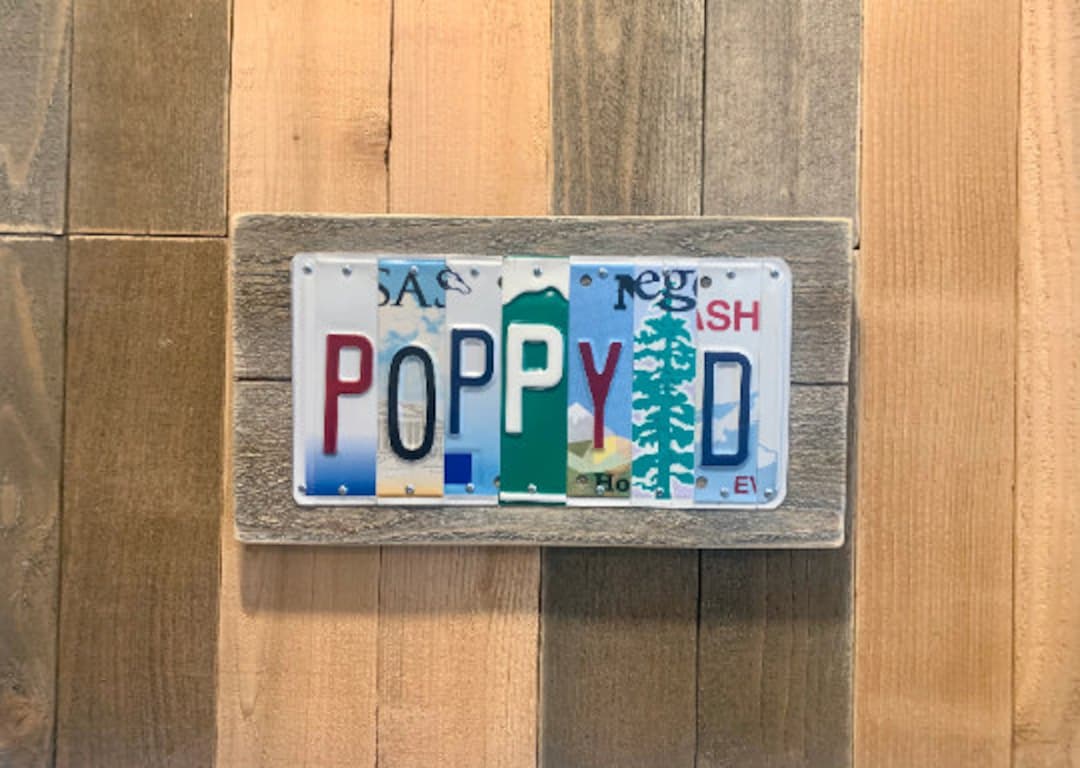 Father's Day Gift / Papa, Poppa, Poppy, Dad, Daddy, Oppa / Unique ...