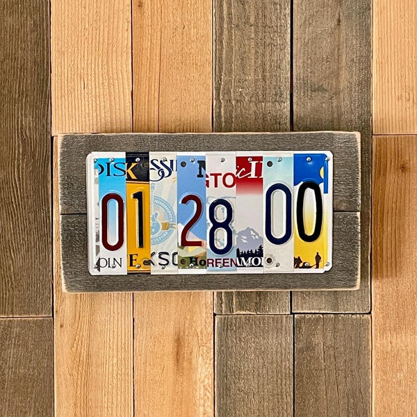 Upcycled License Plates - Etsy