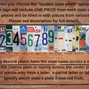 Custom Initials HEART License Plate Sign Unique Anniversary Gift for ...