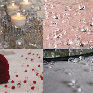 800 Diamond Table Confetti Wedding Bridal Shower Party Decorations 4 ...