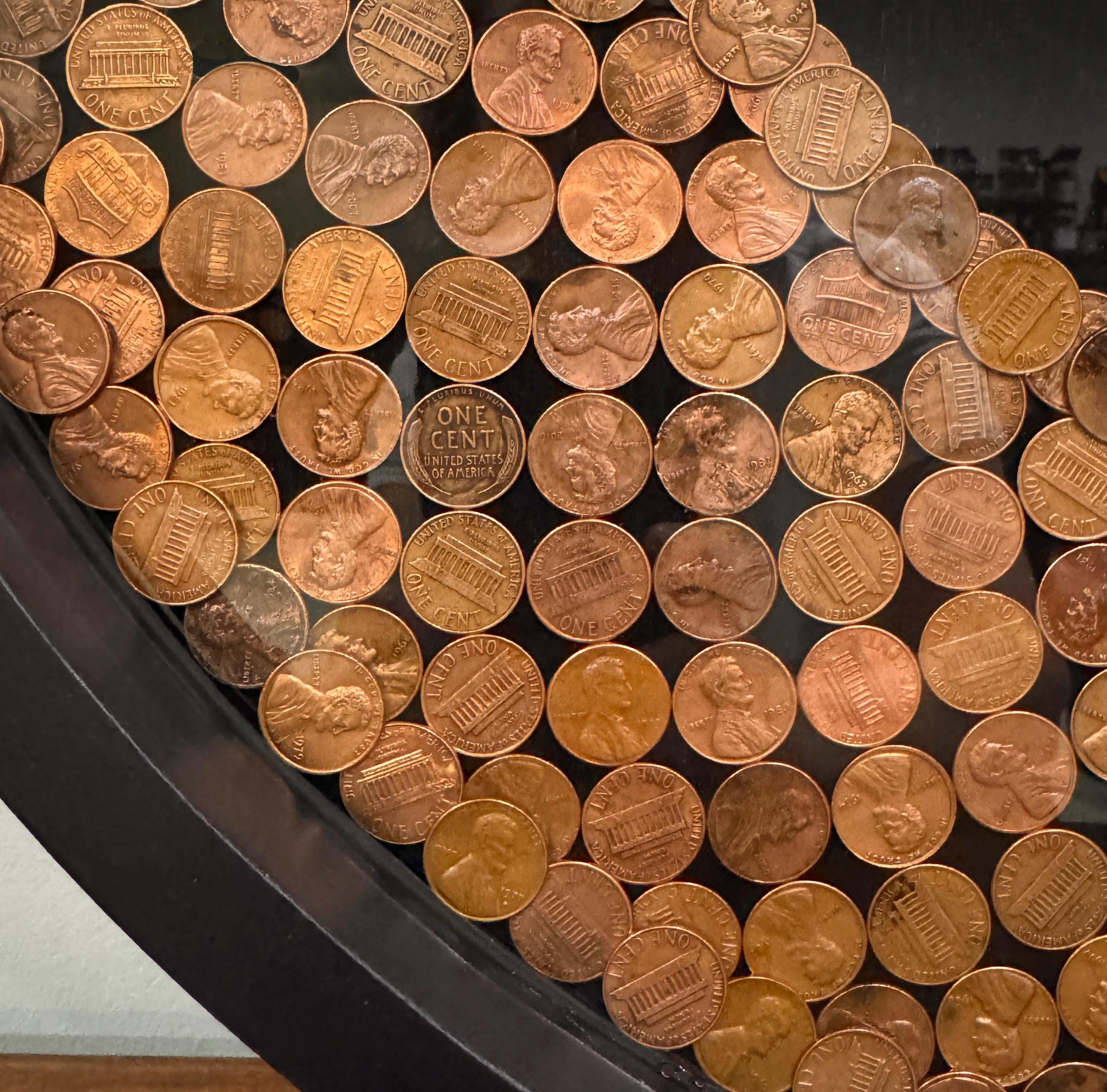 Copper Penny Large Wall Clock: Coin Collector Gift, Banker Gift - Etsy