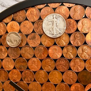 Large Wall Clock, Copper Gifts Gifts for Husband, 7th Anniversary Gift ...