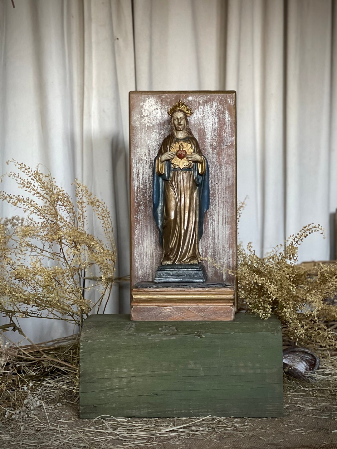 Sacred Heart of Jesus Niche - Etsy