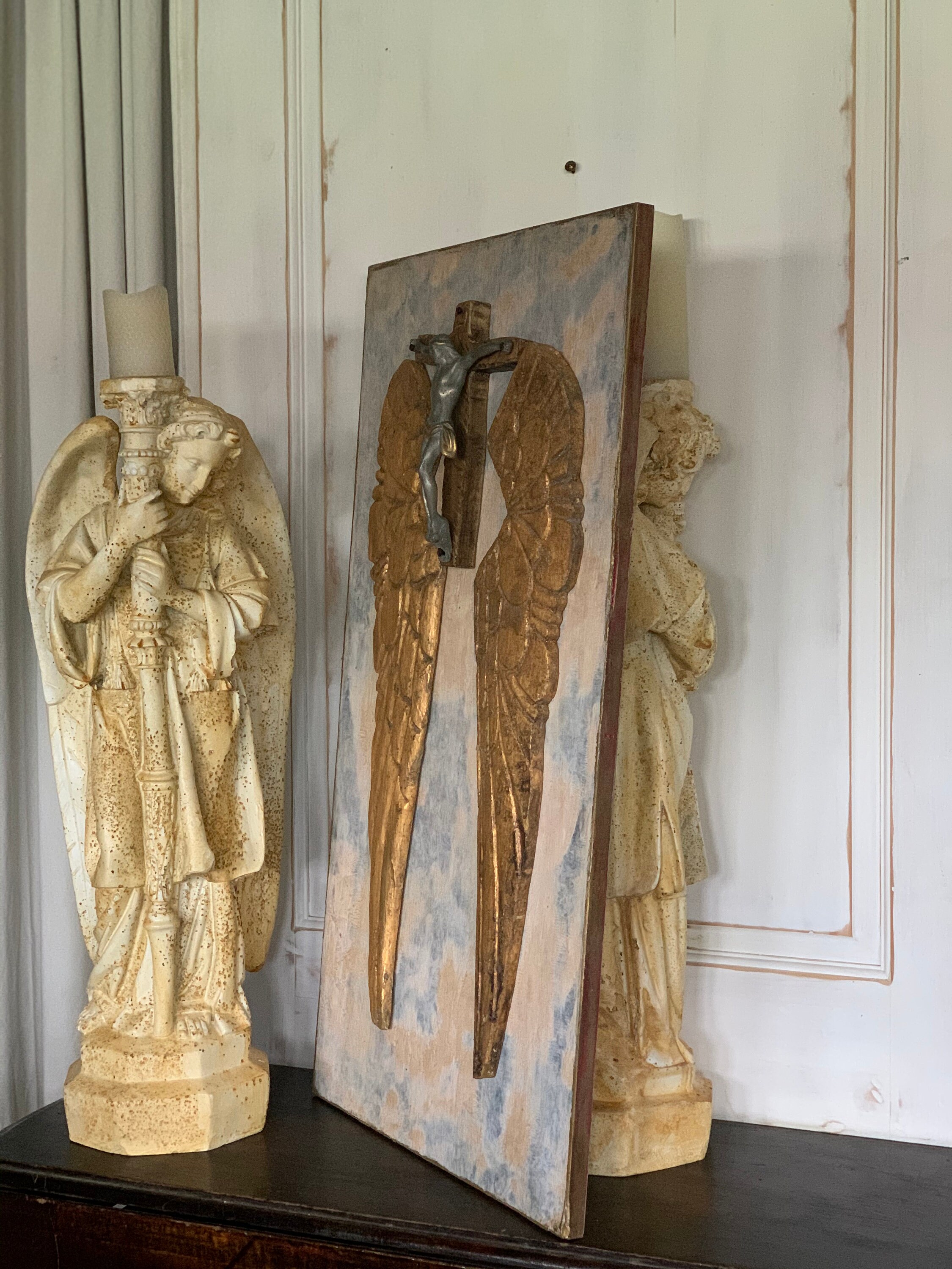 Gilded Winged Crucifix Sacred Artwork - Etsy