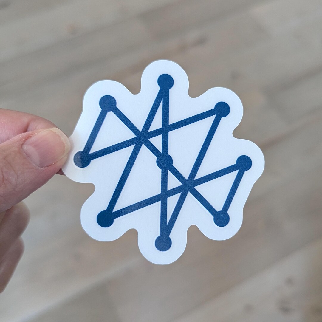 Flying Stars Protection Sigil Vinyl Decal • 3” Blue Feng Shui Talisman ...