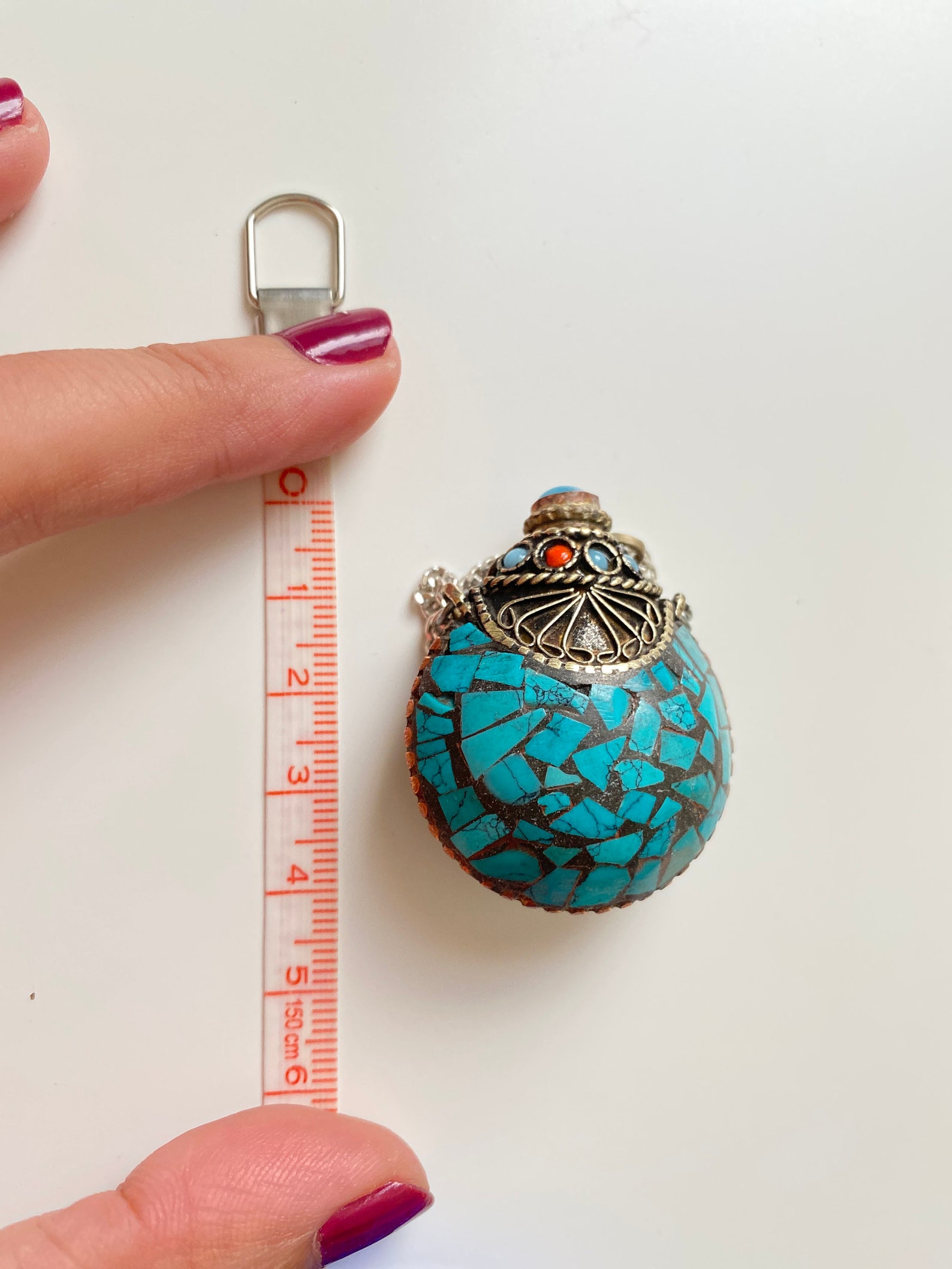 Beautiful Gypsy Tribal Locket/ Necklace, Bohemian Jewelry, Bohemian ...