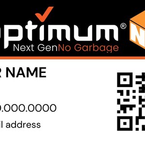 BIZPOWER 360 - OPTIMUM NG Business Cards - Black - Etsy