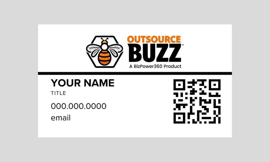 OUTSOURCE BUZZ Business Cards - Etsy