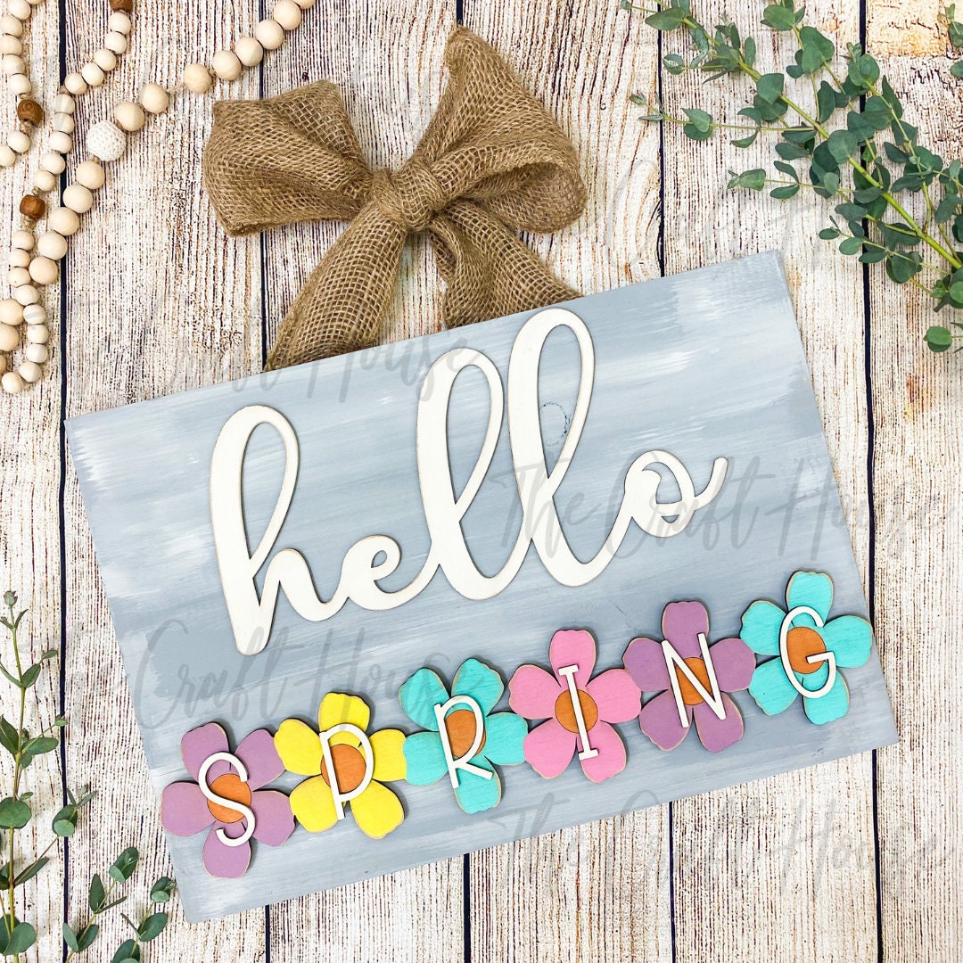 Hello Seasons Interchangeable Sign SVG Digital Download for - Etsy