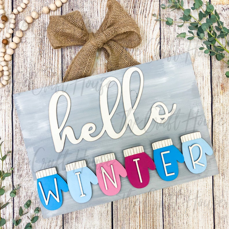 Hello Seasons Interchangeable Sign SVG Digital Download for - Etsy