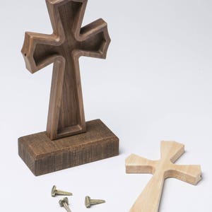 Unity Cross ® Solid Black Walnut and Curly Maple Wood; Unity Candle ...