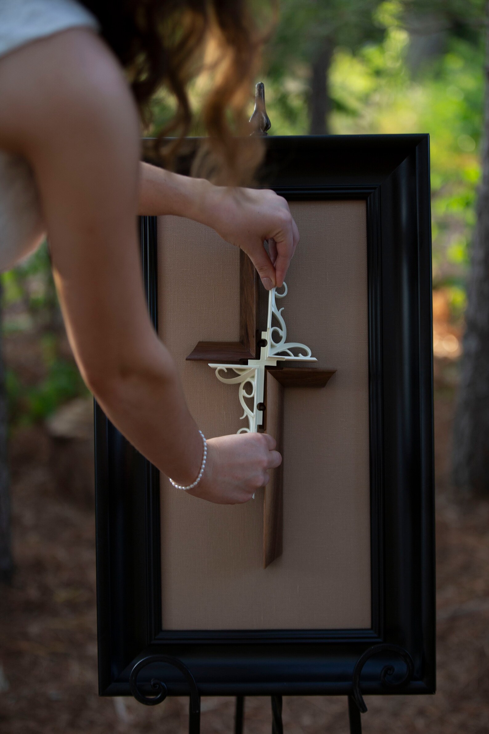 Unity Cross ® Wall Design Handmade Black Walnut and Ivory - Etsy