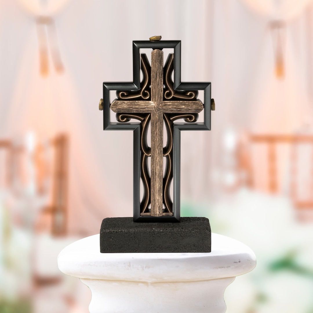 Unity Cross ® Coal Black & Vintage Bronze; Unity Candle Unity Sand ...