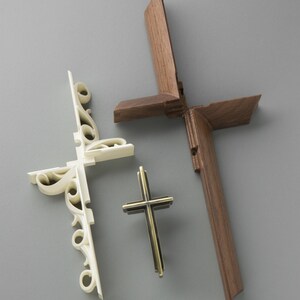 Unity Cross ® Wall Design Handmade Black Walnut and Ivory Unity Candle ...