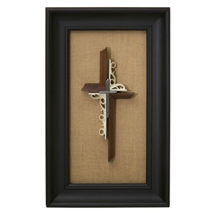 Unity Cross ® Wall Design Handmade Black Walnut and Ivory Unity Candle ...
