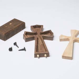 Unity Cross ® Solid Black Walnut and Curly Maple Wood; Unity Candle ...